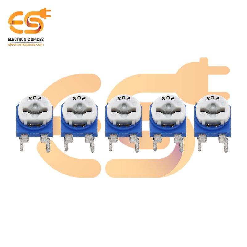 Buy 2K ohm ( Ω ) vertical preset variable resistor pack of 5