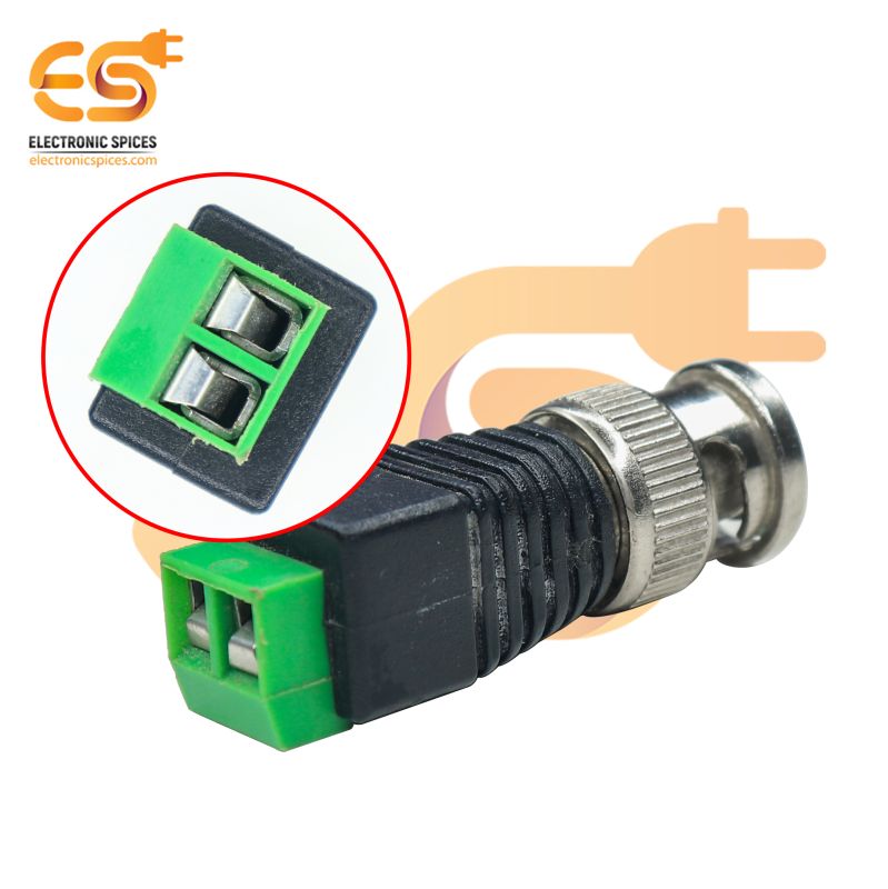 BNC Pin Male Connector for CCTV Camera and DVR buy online at Low Price ...
