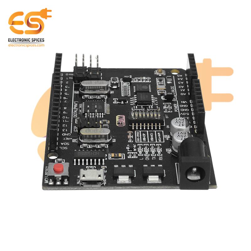 Buy Uno+WiFi R3 AtMega328p+NodeMSU ESP8266 8mb Memory USB-TTL CH340G Compatible for Arduino UNO