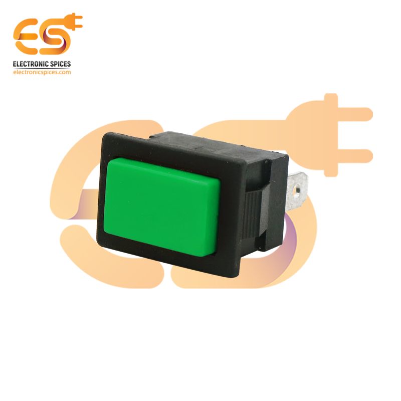 Buy SPST Momentary Green Push Button Switch - Horn Type (Pack of 5 ...