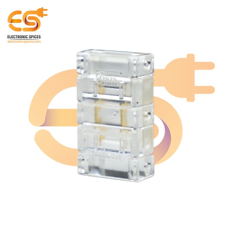 Buy 2 Pin 8mm Transparent Led Strip Connector | Electronicspices