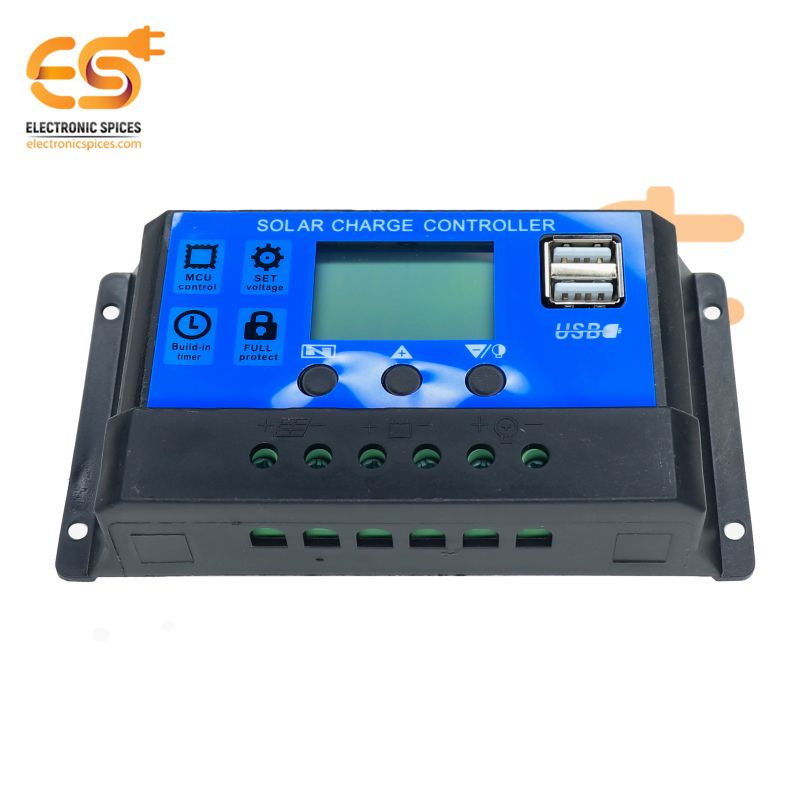 W88-A 10A Solar Charger Controller with Dual USB 12V/24V - Efficient ...