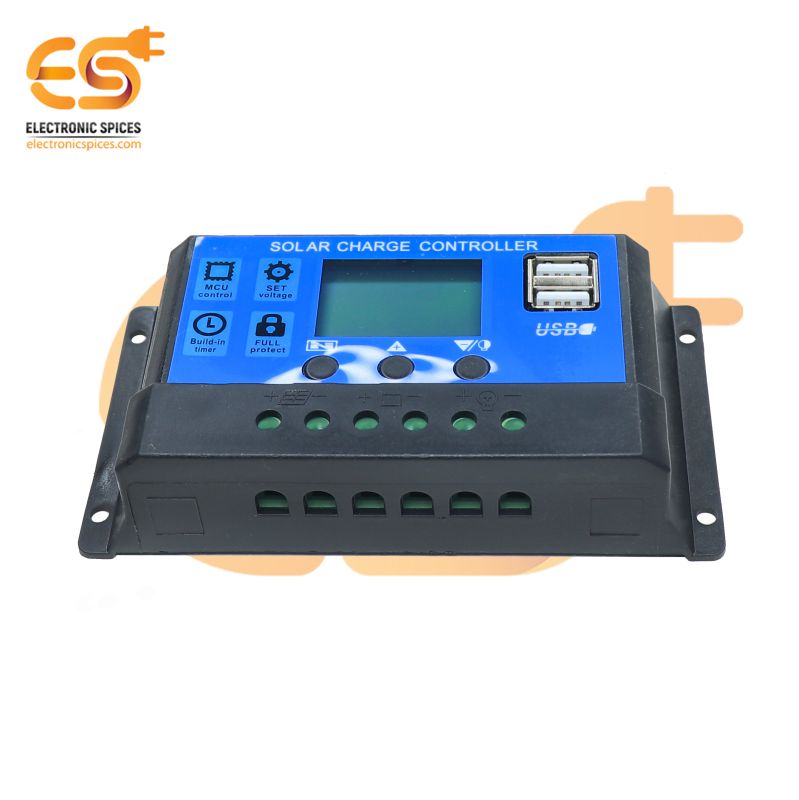 W88-A 10A Solar Charger Controller with Dual USB 12V/24V - Efficient ...