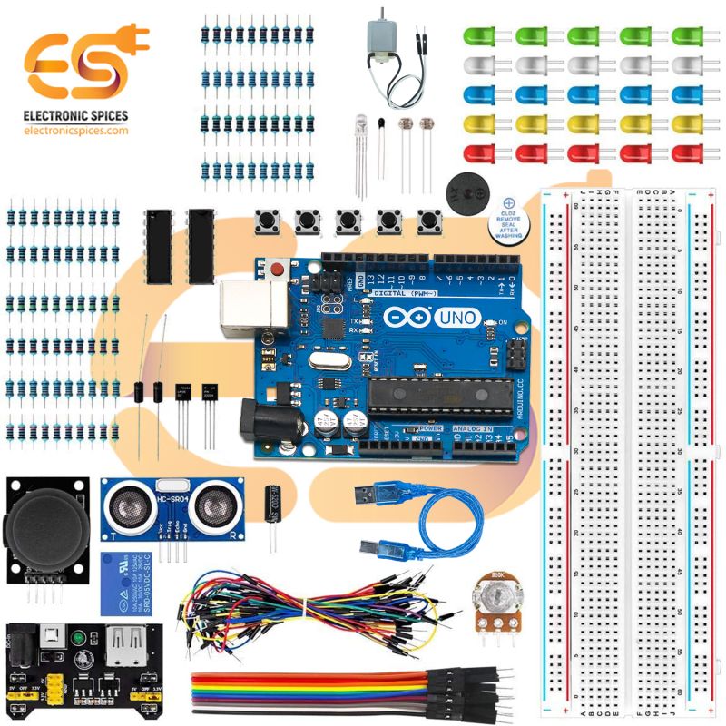 Buy Starter Kit for Ardunio for Uno With Breadboard, LED, Resistor ...