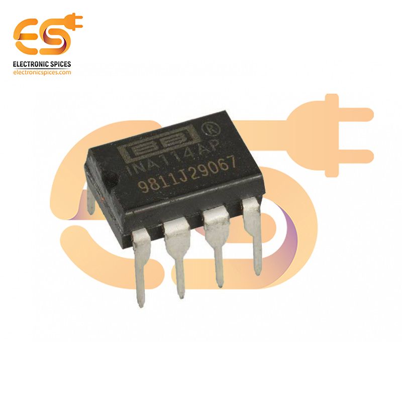 INA114 Precision Instrumentation Op-Amplifier IC (DIP-8 Package)