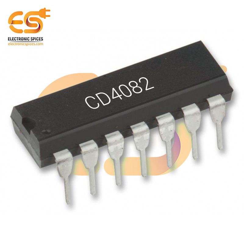 CD4082 Dual 4 Input AND Gate IC (DIP-14 Package)