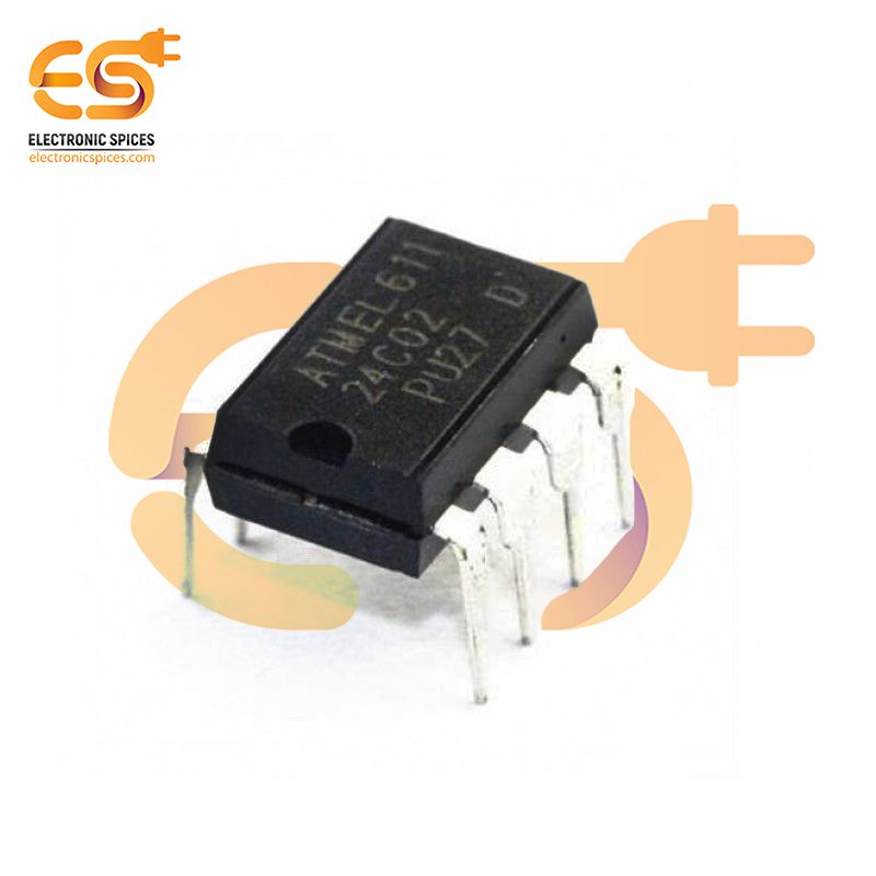 24C02 2K bit Serial I2C Bus EEPROM IC DIP-8 Package
