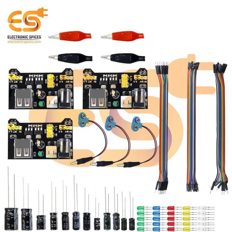 Buy 3.3V/5V MB102 Breadboard Power Supply Module Online at ...