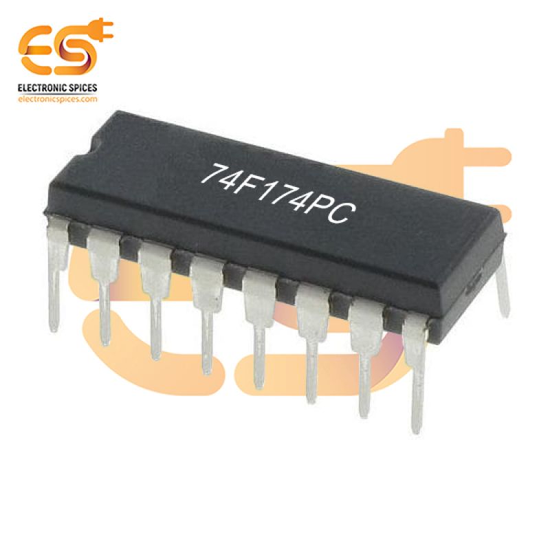 74F174PC Flip-Flop 1-Element D-Type Logic IC 6-Bit Positive Edge 16 ...