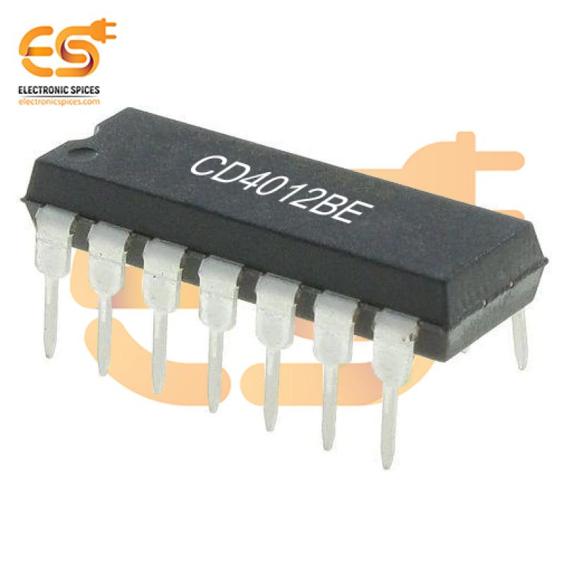 CD4012BE NAND Gate IC – 2-Channel Logic IC (PDIP-14) | Electronicspices