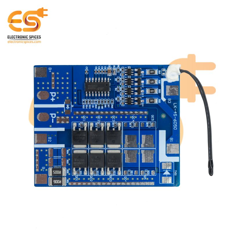 04S 10A LFP BMS Blue Square Hardware