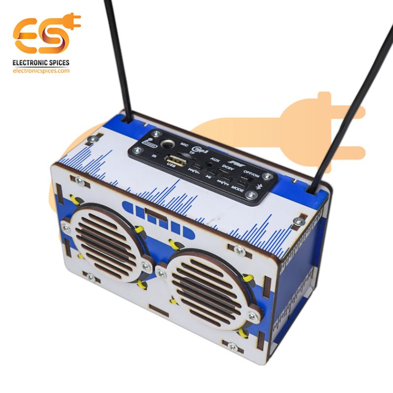 DIY Soundbar Kit with FM, USB, AUX Rechargeable | STEAM Gift for Kids 8+