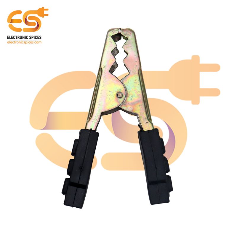 Buy 75 to 100 Amp Heavy duty crocodile alligator clamp or clip pack of ...