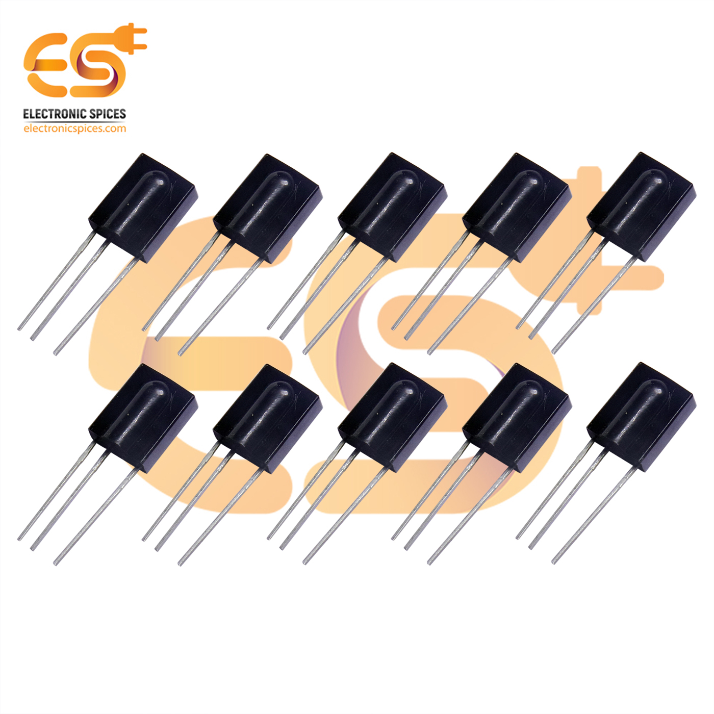 Buy TSOP1738 Infrared receiver 3 pins (SM0038) pack of 10pcs