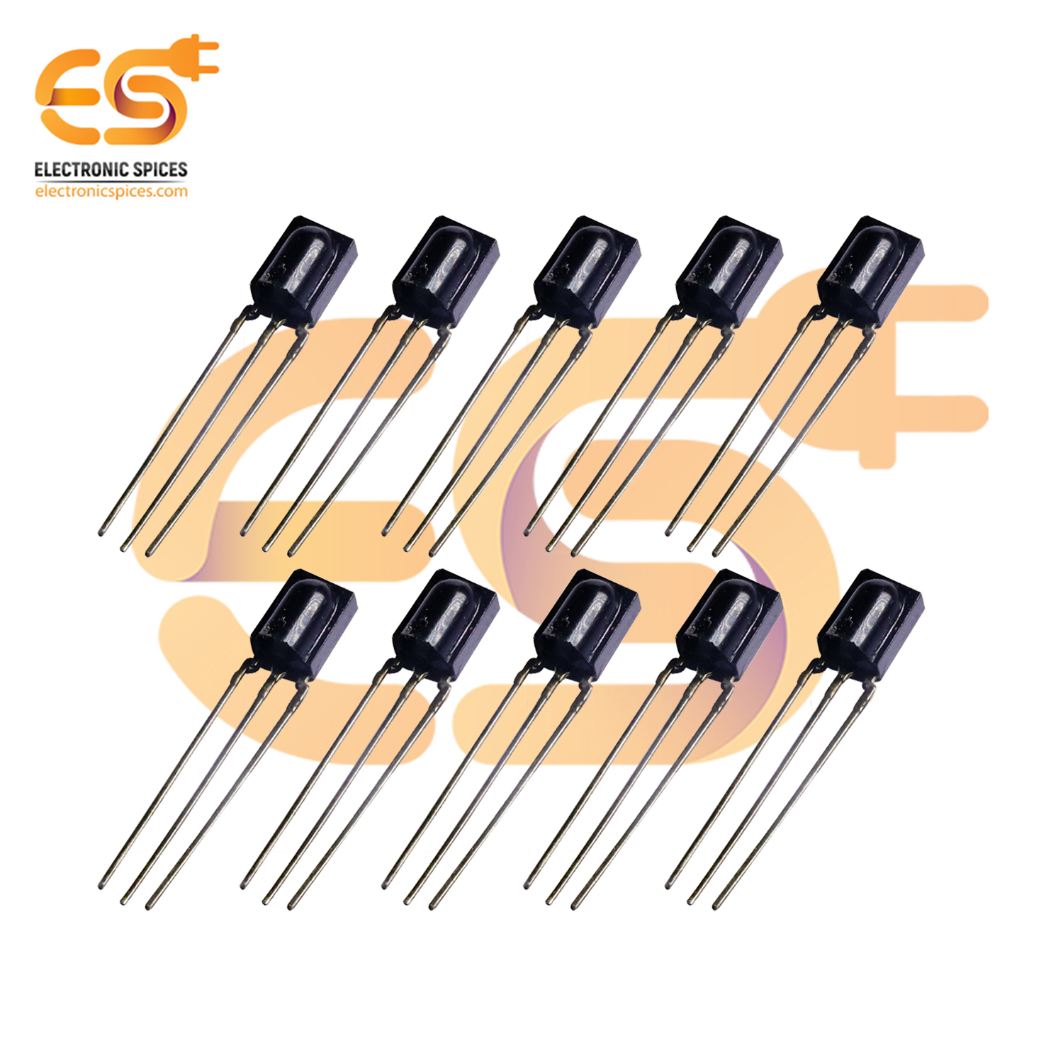 Buy TSOP38238 Infrared receiver 3 pins pack of 10pcs