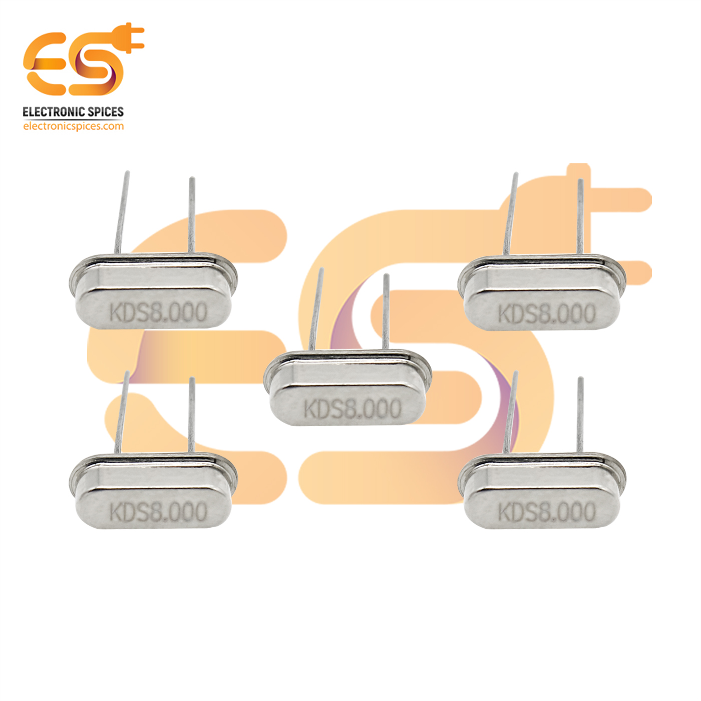 Buy 8MHz Electronic quartz crystal oscillator KDS8.000 through hole 2 ...