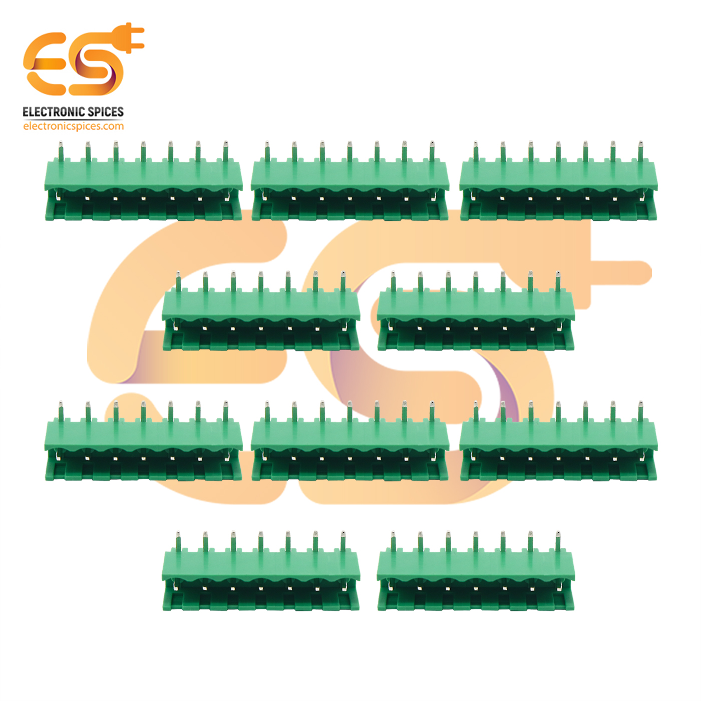 Buy 2EDGR-5.08-7P 7 pin Male terminal block connectors pack of 20pcs