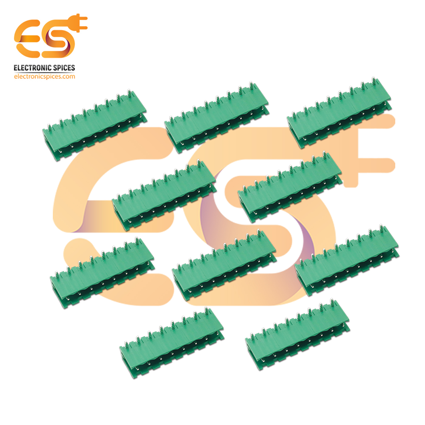Buy 2EDGR-5.08-8P 8 pin 5.08mm terminal block connectors pack of 20pcs