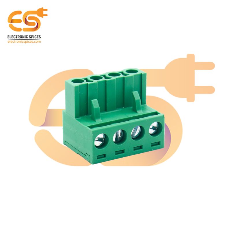 Buy 2EDGK-5.08-4P 4 hole terminal block connectors pack of 20pcs