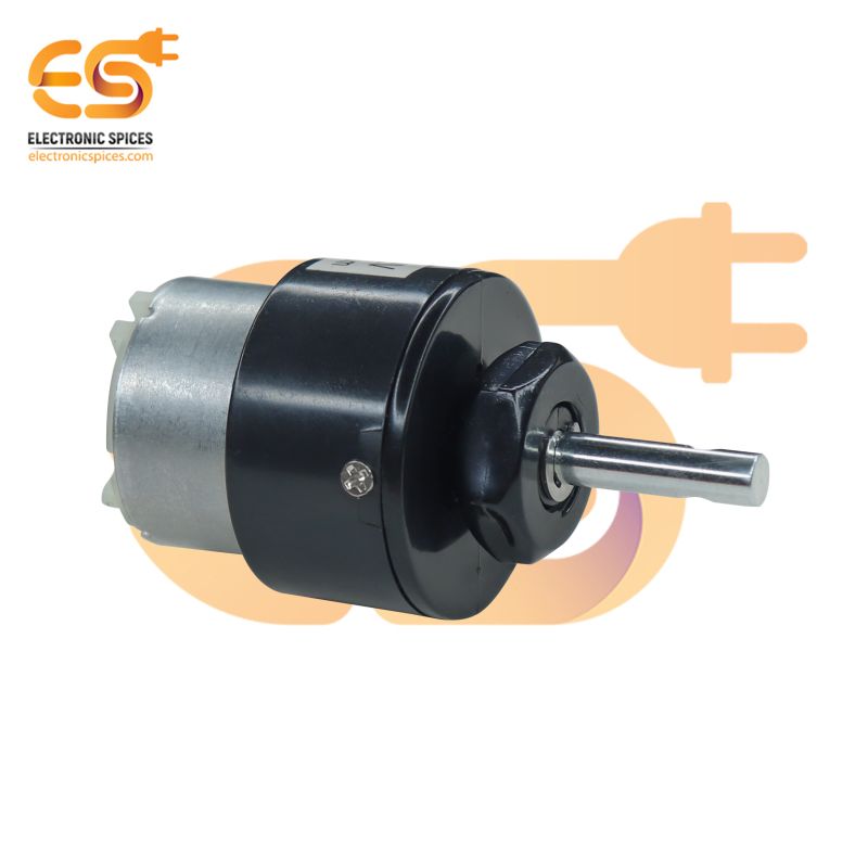 Buy 12V 100 rpm heavy duty geared DC motor (YELLOW)