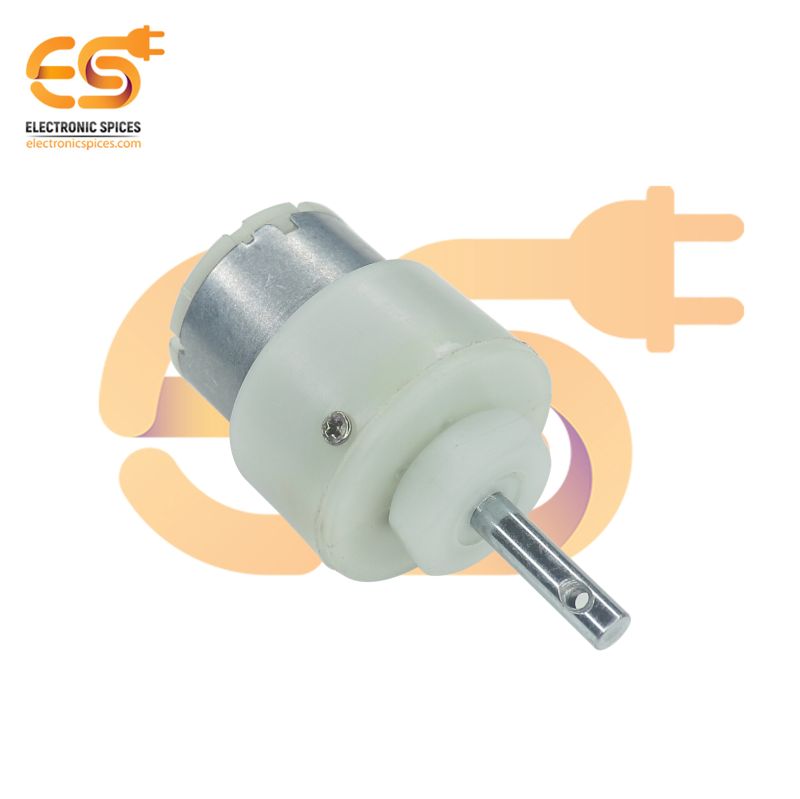 Buy 12V 400 rpm heavy duty geared DC motor (YELLOW)