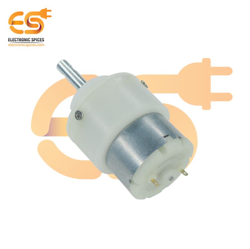 Buy 12V 400 rpm heavy duty geared DC motor (YELLOW)