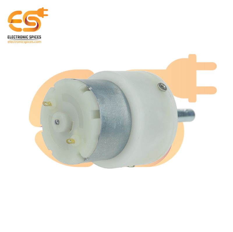 Buy 12V 400 rpm heavy duty geared DC motor (YELLOW)