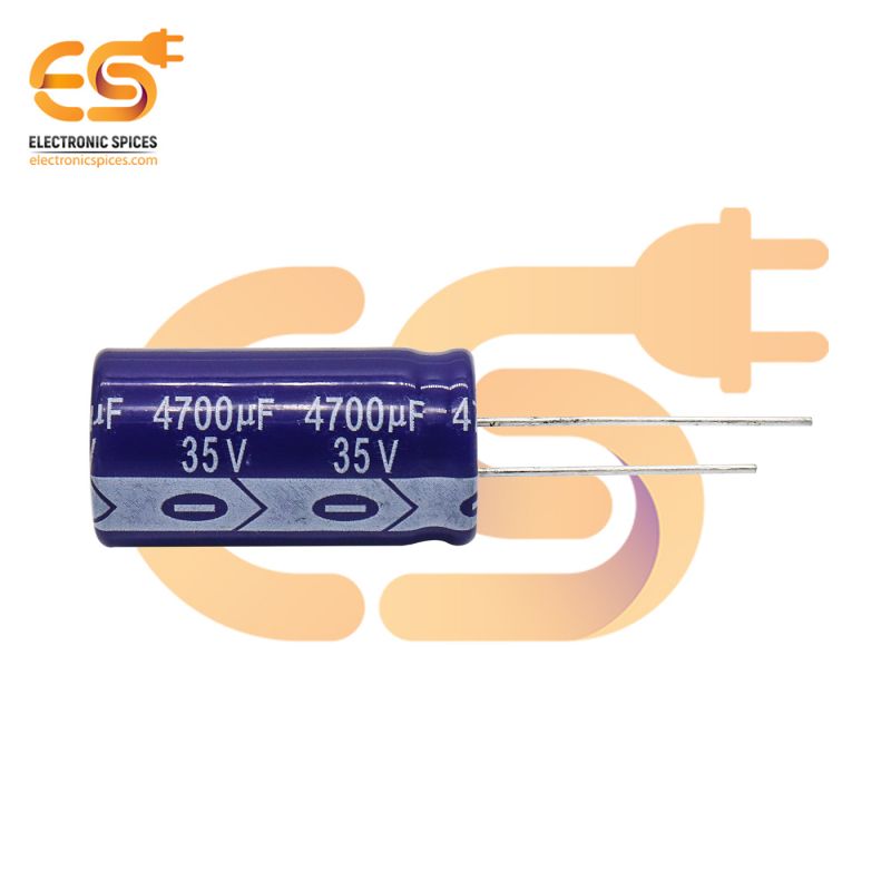 Buy 4700 uf 35V Polarized electrolytic capacitors pack of 100pcs
