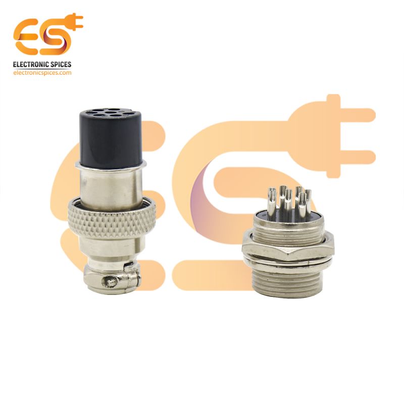 Buy GX16 7 pin 5A Male and Female aviation connector single pair