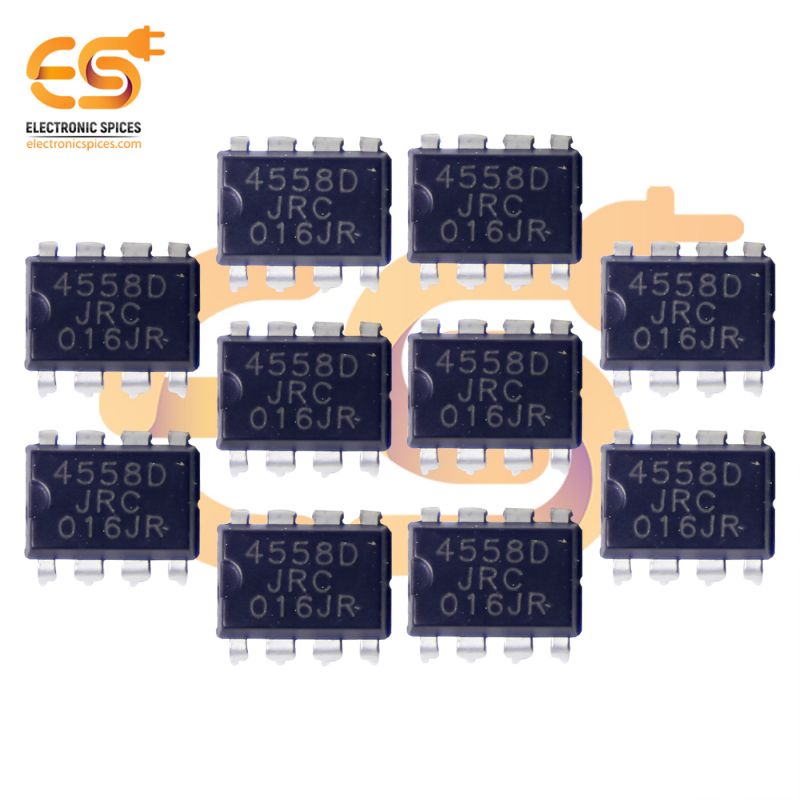Buy JRC4558D dual operational amplifier DIP 8 pins IC pack of 10pcs