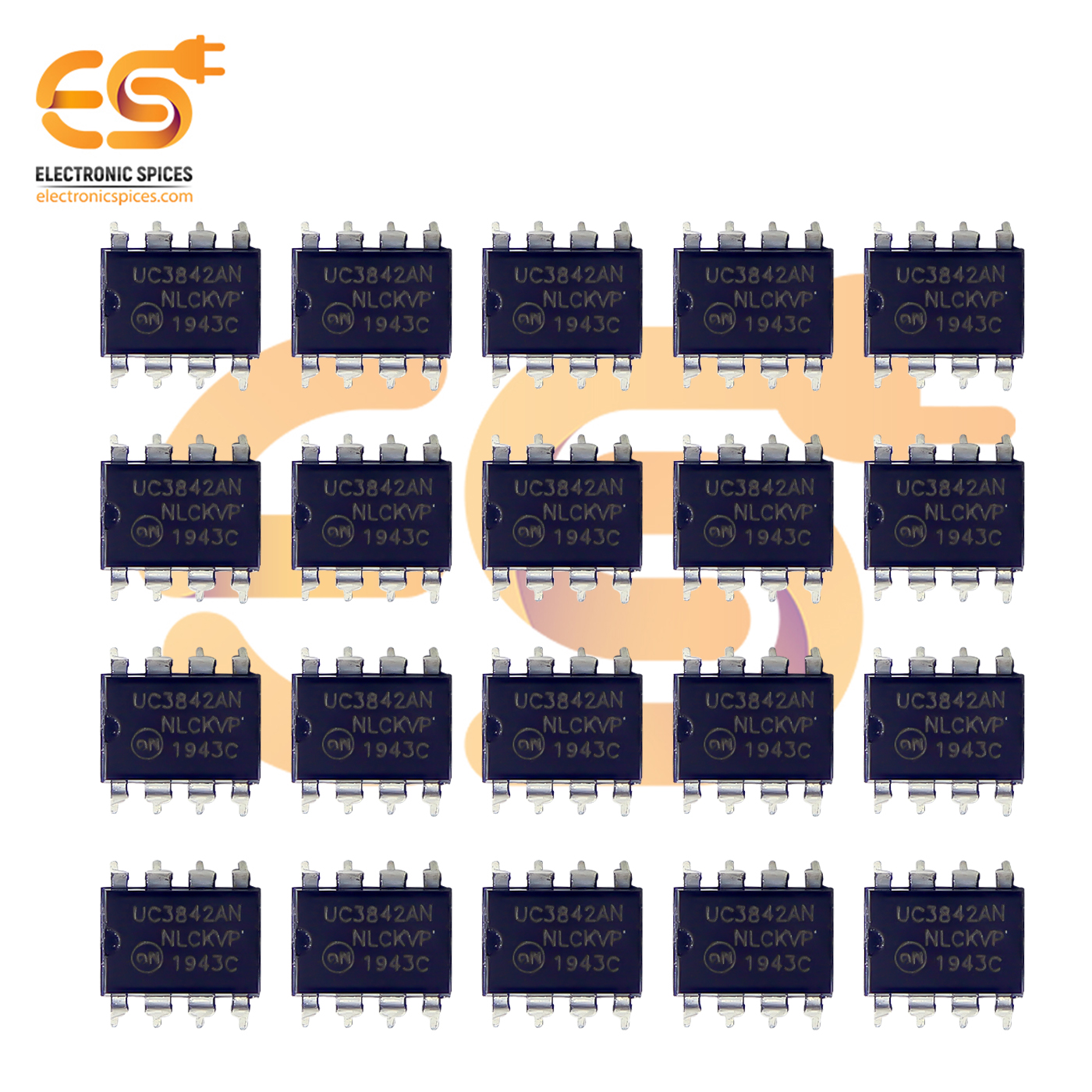 Buy UC3842AN Current mode PWM controller DIP 8 pins IC pack of 50pcs