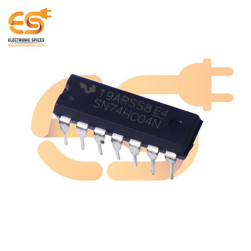Buy SN74HC04N Hex inverters low power DIP 14 pins IC pack of 10pcs