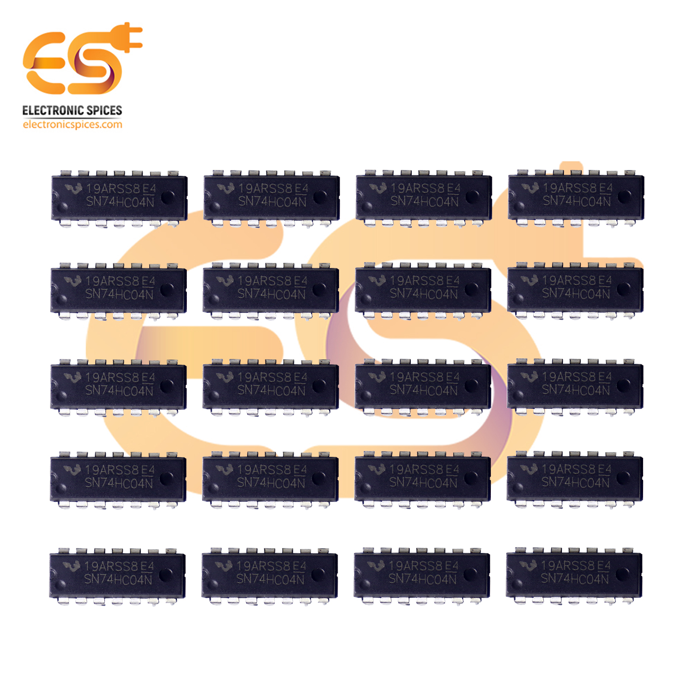 Buy SN74HC04N Hex inverters low power DIP 14 pins IC pack of 50pcs