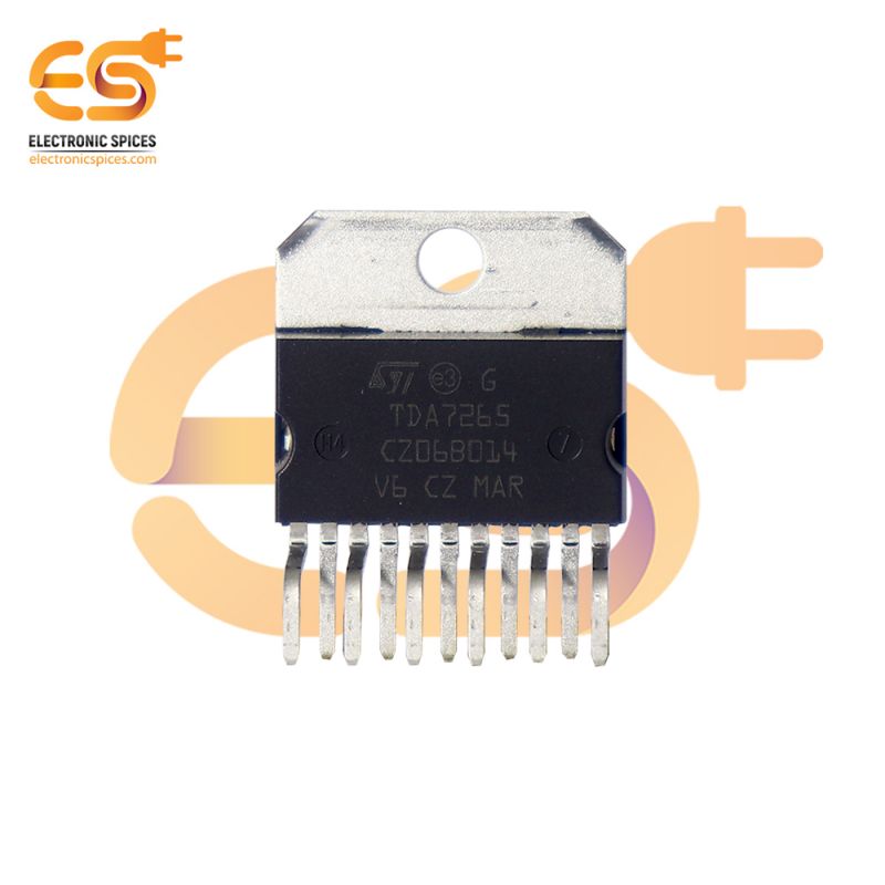 Buy TDA7265 Dual channel audio power amplifier 11 pins IC pack of 10pcs