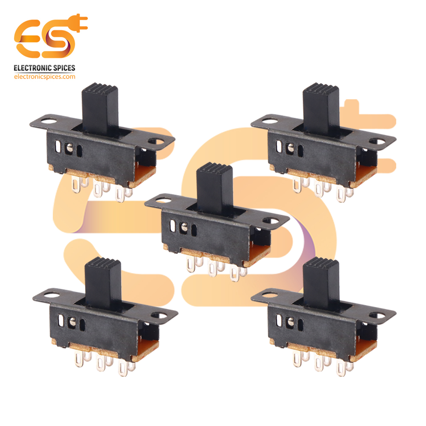 Buy SS23D32 0.3A 30V DPCO 6 pin slide switch pack of 5pcs