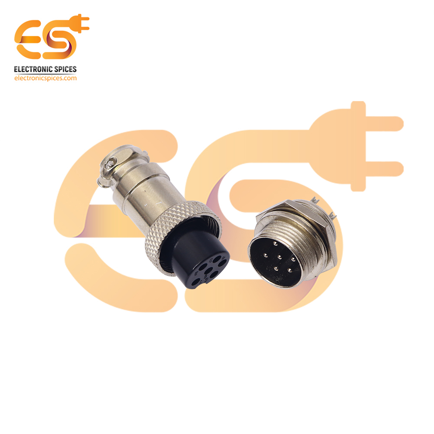 Buy GX16 6 pin 5A Male and Female aviation connector single pair
