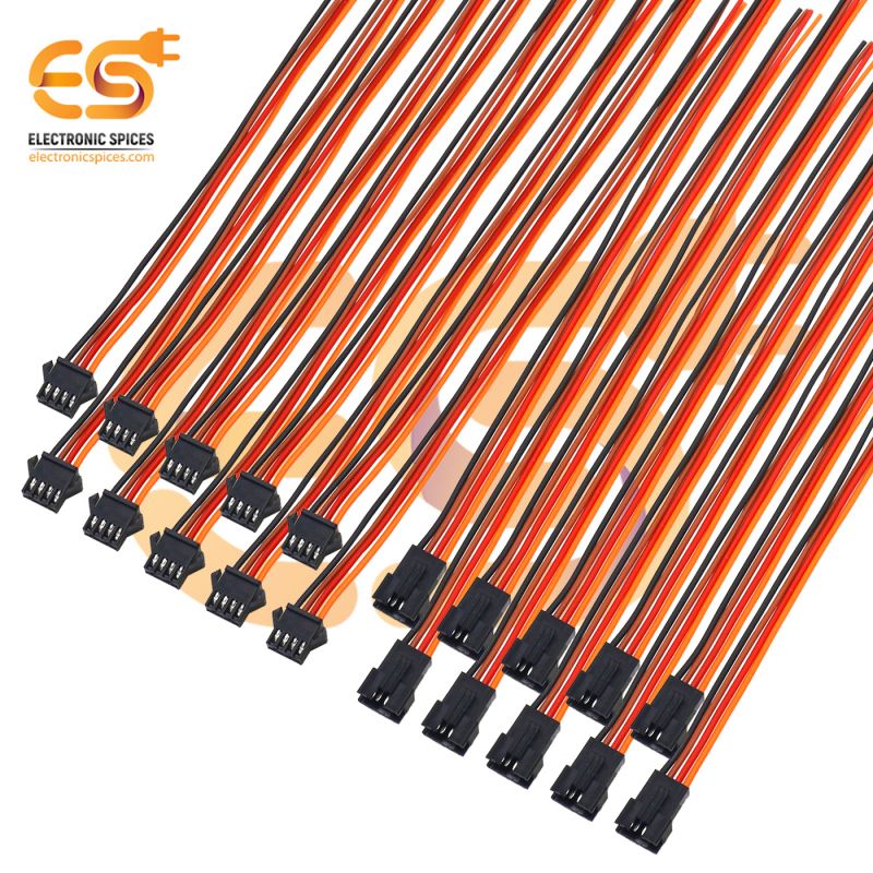 Buy 4 pin SM JST wire connector 2.5mm pitch male and female pairs 2517