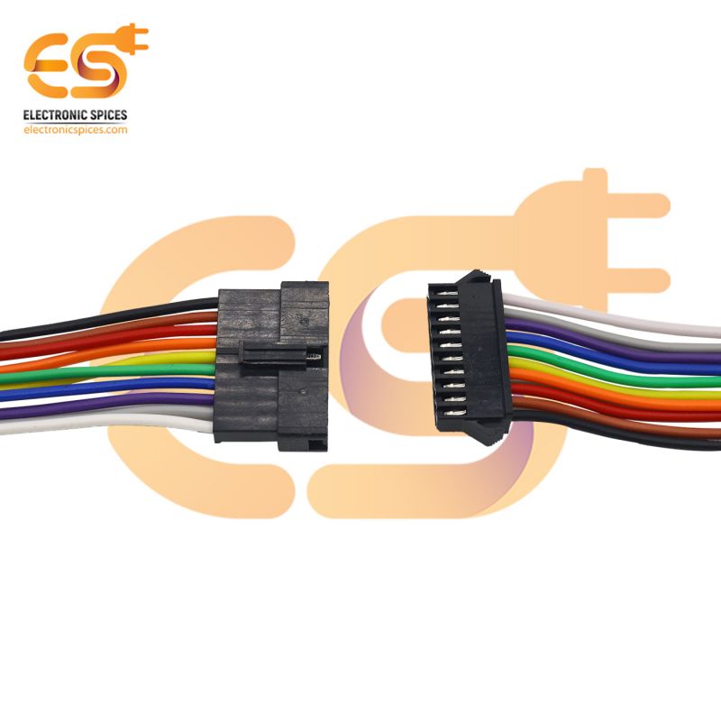 Buy 10 pin SM JST wire connector 2.5mm pitch male and female pairs 2517