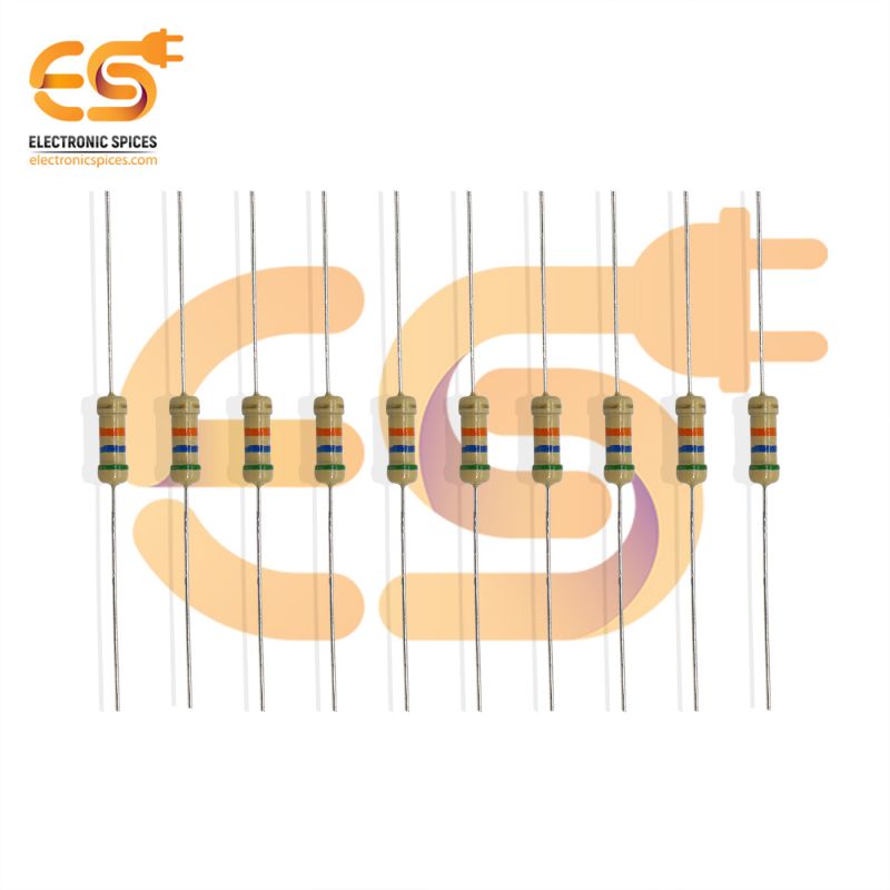Buy 56K ohm 1/2 watt carbon film resistor pack of 50pcs