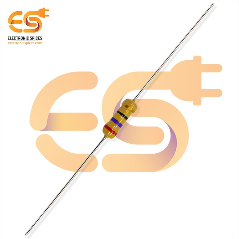 Buy 27 ohm ( Ω ) 1/2 watt carbon film resistor pack of 50pcs