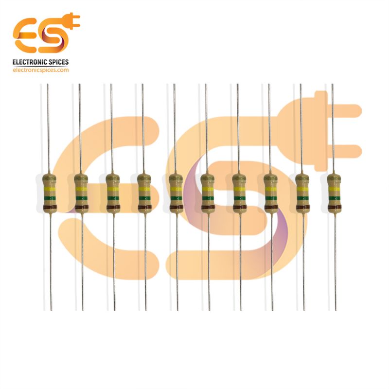 Buy 150K ohm ( Ω ) 1/2 watt carbon film resistor pack of 50pcs
