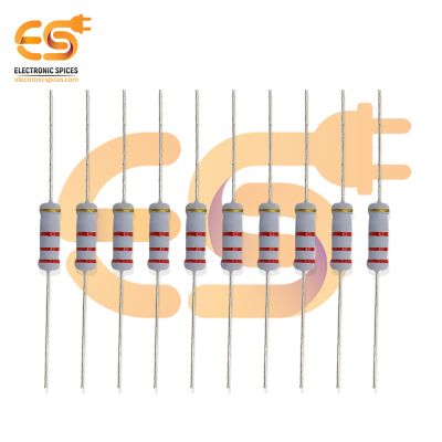 Buy 3.3K ohm ( Ω ) 2 watt carbon film resistor pack of 20pcs