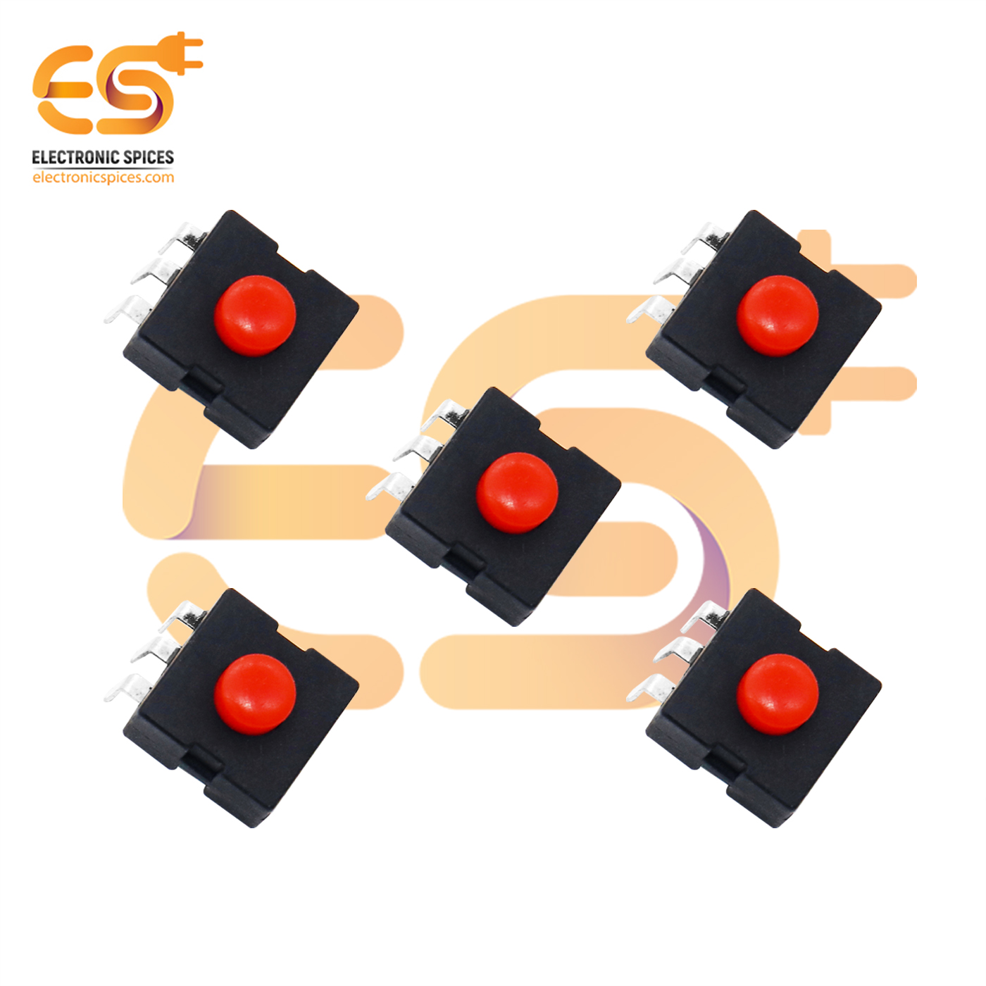 Buy PTS-09 3 pin ON/OFF/ON/OFF 1A 30V self lock tactile switch pack of 5pcs