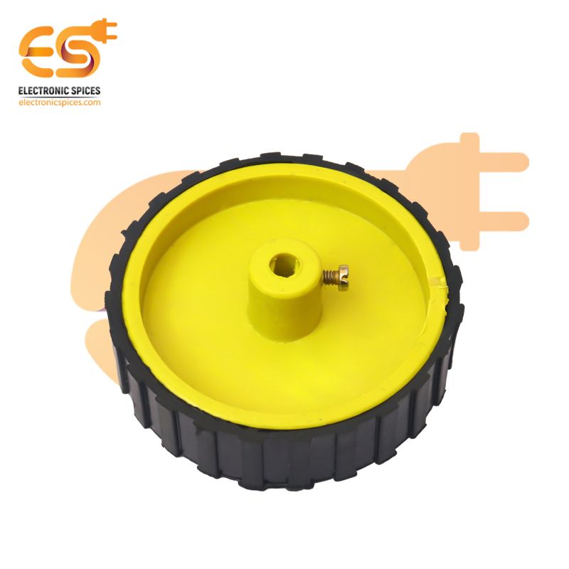 Buy 70mm x 17mm Hard plastic build DIY project wheel pack of 4pcs