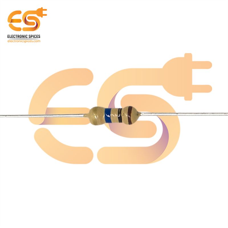 Buy 10M ohm ( Ω ) 1/4 watt carbon film resistor pack of 50 pcs