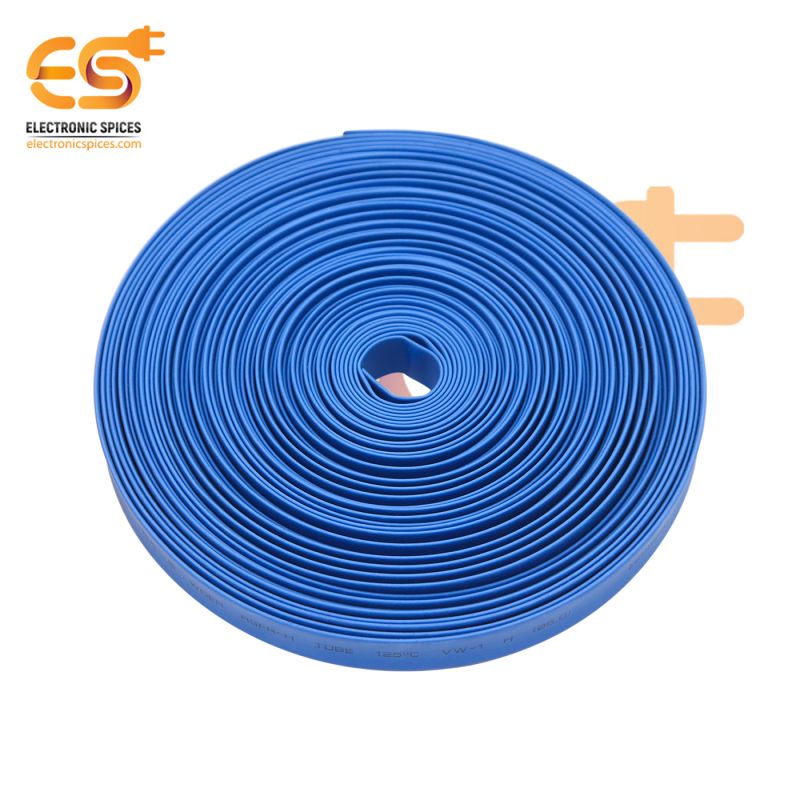 Buy 6mm Blue color polyolefin heat shrink tube’s pack of 50 meter