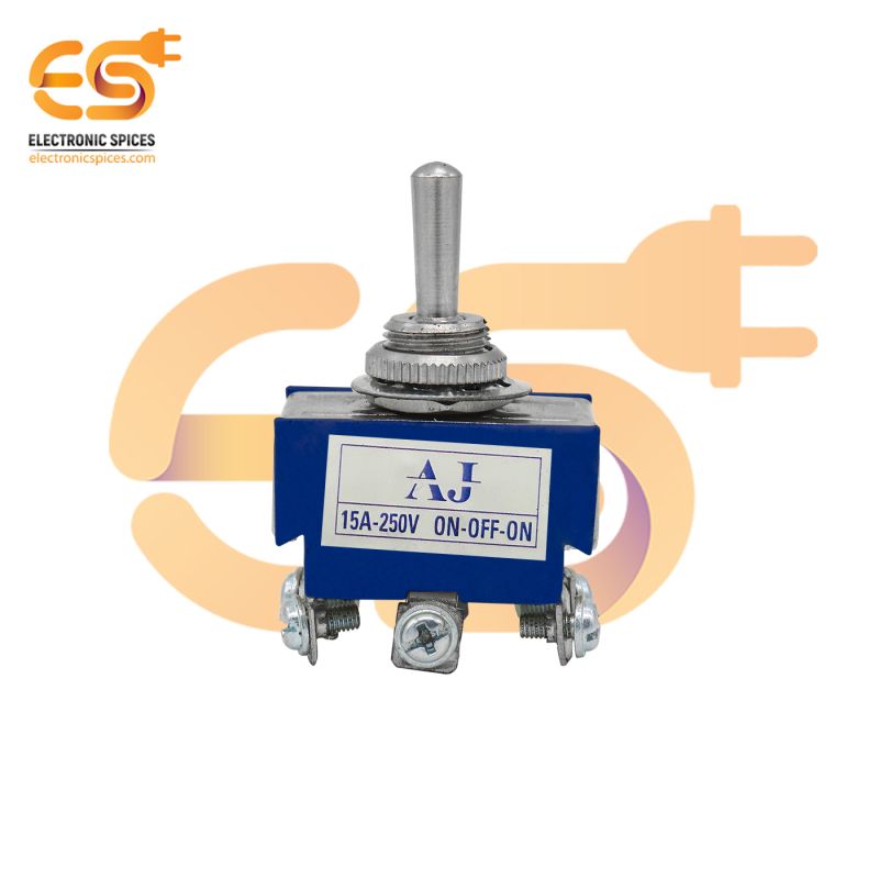Buy TEN1322 15A 250V 6 pin DPCO toggle switch pack of 2pcs
