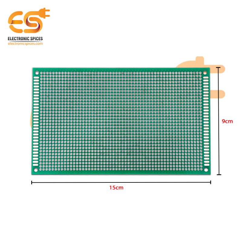 Buy Copper clad double side printed circuit board pack of 1pcs