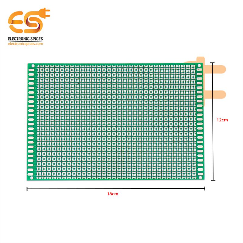 Buy Copper clad double side printed circuit boards pack of 10pcs