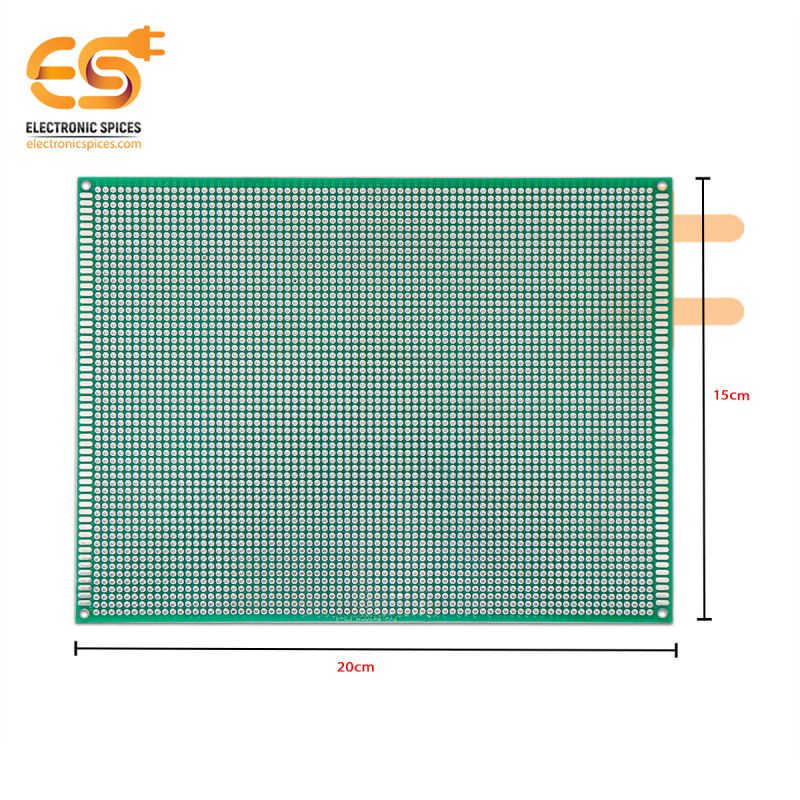 Buy Copper clad double side printed circuit board pack of 1pcs